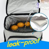 China Leakproof Cooler Tote Soft Insulated Lunch Bag For Adults Women 25 Liter for sale