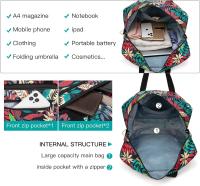 China Foldable Large Capacity Carry on Weekender Overnight Travel Bag with Pattern for sale