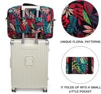 China Foldable Large Capacity Carry on Weekender Overnight Travel Bag with Pattern for sale