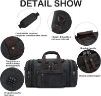 China Contains 50L of Daily Individual Items Canvas Duffle weekender Travel Bag for sale