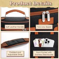 China 600D Polyester Thermal Custom Insulated Cooler Bag 2 Bottle Portable Tote Carrier for sale