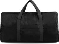 China Extra Large Black 96L Foldable Lightweight Duffel Travel Bag With Zipper for sale