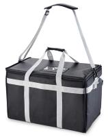 China Lunch Foldable Custom Insulated Cooler Bag  Heated Food Delivery Bag Thermal Aluminum Lining for sale