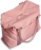 China Large Size Pink Waterproof Weekender Overnight Travel Bag With Wet Pocket for sale