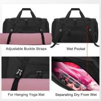 China Big Size 40L Waterproof Toiletry Travel Bag With Large Pocket And Shoe Compartment for sale