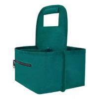 China Portable Tote Storage Coffee Delivery Bag , 10*7 Inch Custom Coffee Cup Sleeves for sale