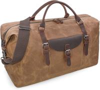 China Oversized Waterproof Weekend Overnight Bag Travel Carry On Tote With Waxed for sale