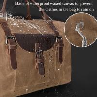 China Oversized Waterproof Weekend Overnight Bag Travel Carry On Tote With Waxed for sale