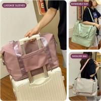 China Large Capacity Expandable Dry Wet Separation Bag Travel Carry On Tote With Shoulder Strap for sale