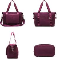 China Large Capacity Expandable Dry Wet Separation Bag Travel Carry On Tote With Shoulder Strap for sale