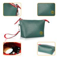 China Mini Makeup Toiletry Bag Travel PU Leather Cosmetic Organizer Gifts 6x2x4