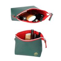 China Mini Makeup Toiletry Bag Travel PU Leather Cosmetic Organizer Gifts 6x2x4