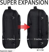 China Black 40L Expandable Carry On Luggage Bag Flight Approved Outdoor Duffel Travel Bag for sale