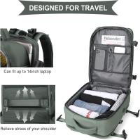 China Hiking School Weekender Overnight Travel Bag Large Capacity Waterproof Green Color for sale