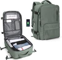 China Hiking School Weekender Overnight Travel Bag Large Capacity Waterproof Green Color for sale