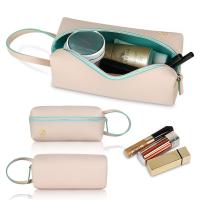 China Pink Red Custom Cosmetic Bag  Travel Women Girl BSCI 9.4x6.5x4.7