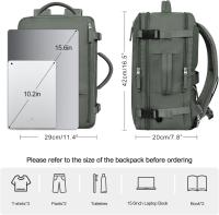 China Casual Carry On Luggage Bag Olive Green Duffel Travel Bag With USB Charging Port for sale