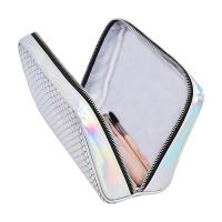 China Large Luxury Custom Cosmetic Bag Leather Cosmetic Case 20X7X14CM for sale