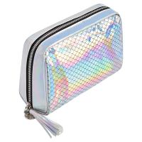 China Large Luxury Custom Cosmetic Bag Leather Cosmetic Case 20X7X14CM for sale
