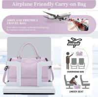 China Airplane Friendly Carry On Dufflel Travel Bag With Wet Pocket Waterproof Large Capacity for sale