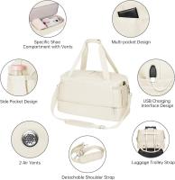 China Custom Durable Dry Wet Separation Travel Bag Multi Function Gym Weekender Duffel Bag for sale