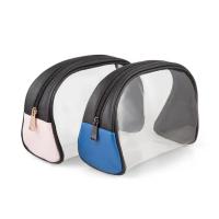 China Promotional Waterproof Odm Clear Pvc Makeup Bag Transparent Cosmetic Pouch Portable for sale
