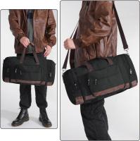 China Canvas Large Capacity Men Women Duffel Travel Bag Carry On Travel Bag With YKK Zipper for sale