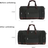 China Canvas Large Capacity Men Women Duffel Travel Bag Carry On Travel Bag With YKK Zipper for sale
