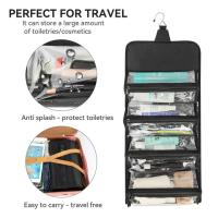 China Elegant Pvc Hanging Wash Bag 28*13.5*13.5cm For Mens Toiletry for sale