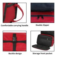 China Zipper Closure 2l Hanging Travel Toiletry Bag For Women for sale