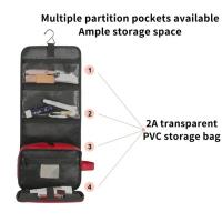 China Zipper Closure 2l Hanging Travel Toiletry Bag For Women for sale