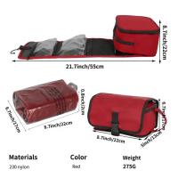 China Zipper Closure 2l Hanging Travel Toiletry Bag For Women for sale