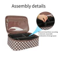 China Large Capacity Cosmetic Bags With Compartments For Makeup for sale