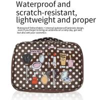 China Large Capacity Cosmetic Bags With Compartments For Makeup for sale