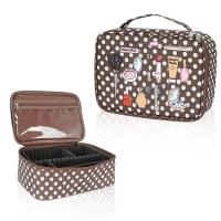 China Large Capacity Cosmetic Bags With Compartments For Makeup for sale