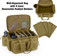 China Pistol Hand Gun Small Custom Gun Bag Waterproof Khaki Magazine Storage 16x12x9