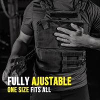 China Padded Custom Gun Bag Carry Army Military Weighted Vest With Plates 20kg for sale