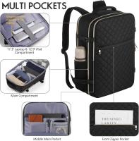 China Large Flight Approved Carry On Water Resistant Anti-Theft Casual  Travel Bag Fit 17 Inch Laptop with USB Charging Port for sale