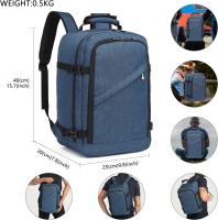 China Navy Lightweight Daypack for Flight 20L Carry on Airplane Approved Under Seat Travel Bag for sale