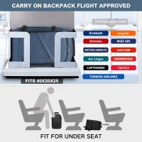 China Navy Lightweight Daypack for Flight 20L Carry on Airplane Approved Under Seat Travel Bag for sale
