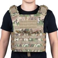 China Military Camo Tactical Vest Gun Holster Jacket Air Soft CS Training 11x7x20