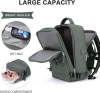 China Large Carry On Outdoor Waterproof Hiking Sports  Casual Daypack Travel Bag with independant Shoes Compartment for sale