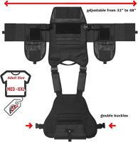China Plate Carrier Tactical Vest Custom Gun Bag With Magazine Pouches Attachments 3D Mesh 34