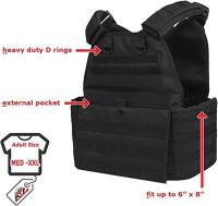China Plate Carrier Tactical Vest Custom Gun Bag With Magazine Pouches Attachments 3D Mesh 34
