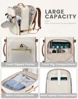 China Flight Approved Carry On  Perfect for College Hiking Overnight Travel Bag with 17.3inch Laptop Compartment for sale