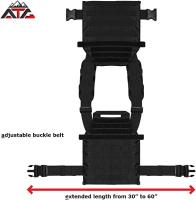 China Xxl Airsoft Tactical Vest With Gun Holster Pistol Small Black 10 InchX12inch for sale