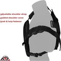 China Xxl Airsoft Tactical Vest With Gun Holster Pistol Small Black 10 InchX12inch for sale