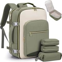 China TSA Personal Item 40L  Waterproof Large Carry on Airline Approved Travel Bag with 3 Packing Cubes for sale