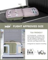 China TSA Personal Item 40L  Waterproof Large Carry on Airline Approved Travel Bag with 3 Packing Cubes for sale
