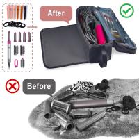 China 2 in 1 Hair Travel Bag with Heat Resistant Mat for Flat Irons Straighteners Curling Iron and Haircare Accessories for sale